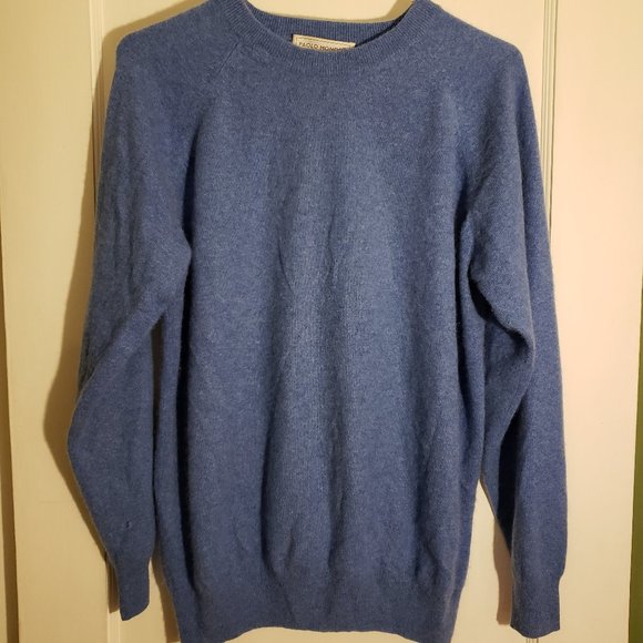 Paolo Mondo | Sweaters | Euc Mens Light Blue Cashmere Sweater | Poshmark